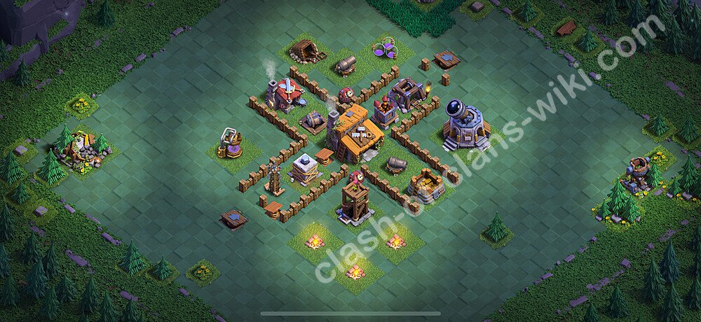 Top Builder Hall Level 3 Anti Everything Base - Clash of Clans 2023 ...