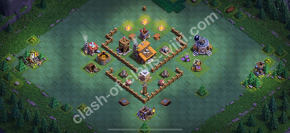 Best Builder Hall Level 3 Anti 2 Stars Base - Clash of Clans 2023 - BH3 ...