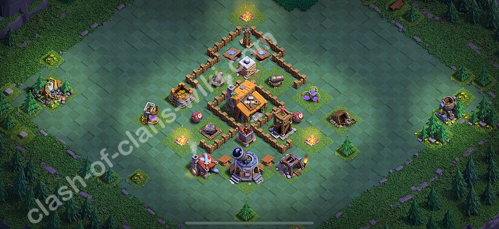 Top Builder Hall Level 3 Anti 3 Stars Base - Clash of Clans 2023 - BH3, #66