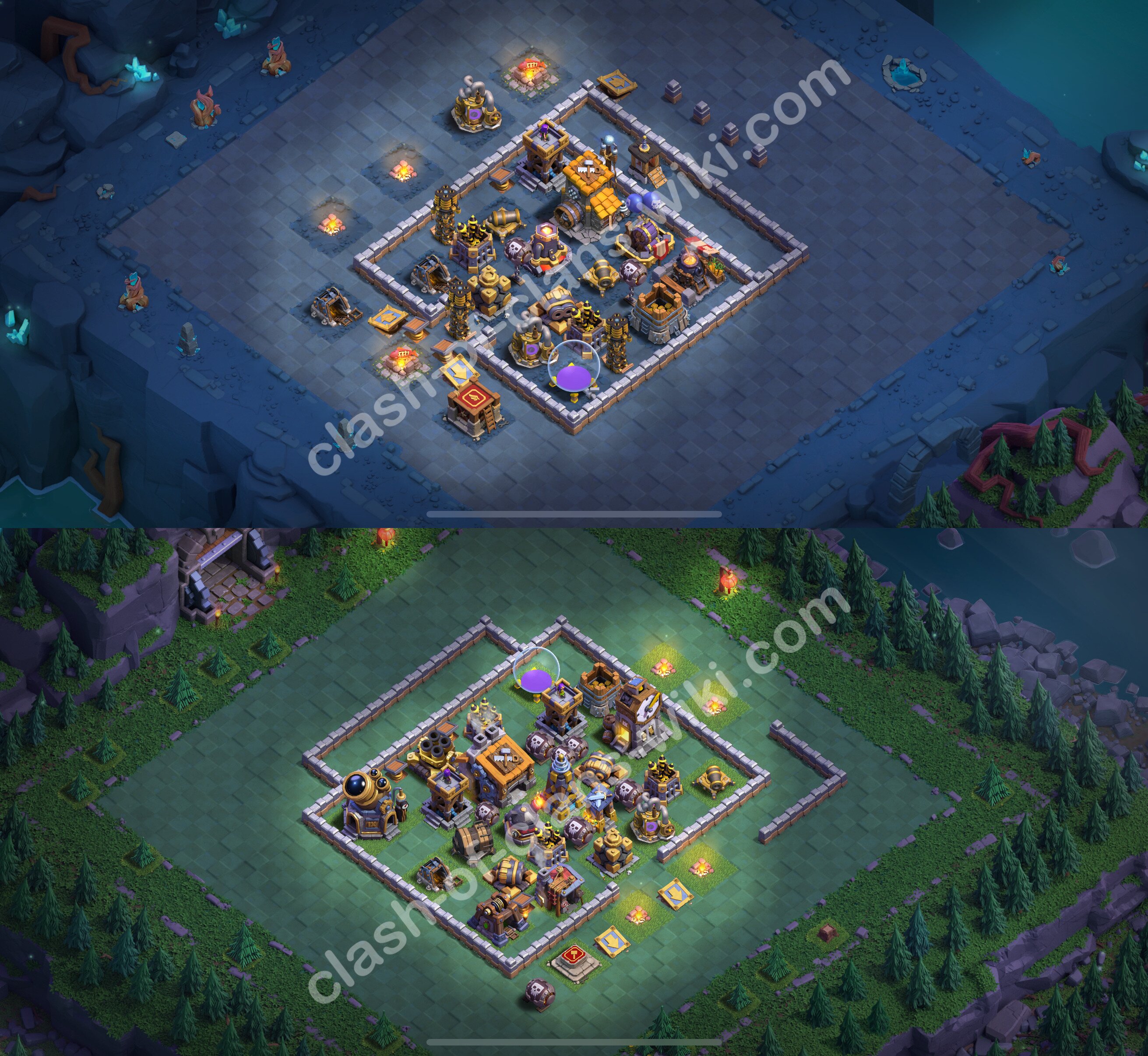 Meisterhütte LvL 9 Anti Alles Base + Link / Layout - Nachtdorf COC ...