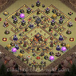 Die Beste RH 10 CK Clan Krieg Base - Gute COC 2022 CW / CWL Clan Wars ...