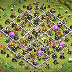 Best TH11 Trophy/Defense Base Layouts with Links 2023 - Copy Town Hall Level 11 COC Trophy Bases