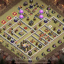 Best TH11 War Base Layouts with Links 2023 - Copy Town Hall Level 11 ...
