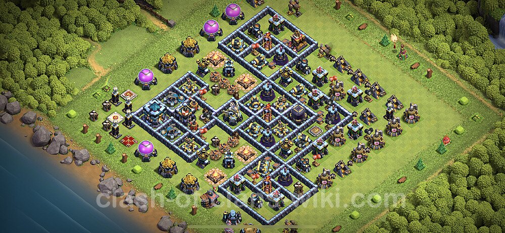 Gute Base Rathaus Level 13 + Link für Verteidigung - COC Clash of Clans ...