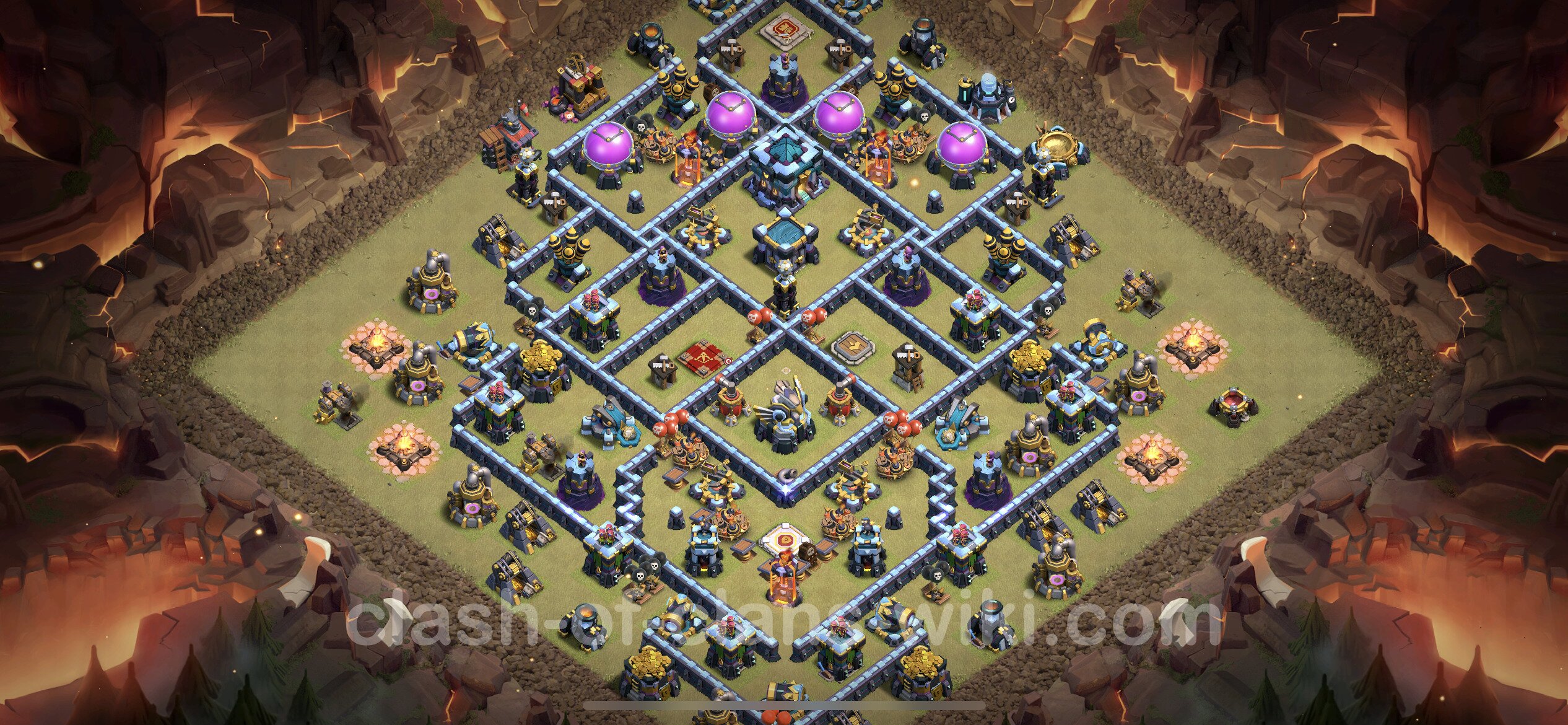 Best War Base TH13 with Link, Anti Everything - Town Hall Level 13 CWL ...