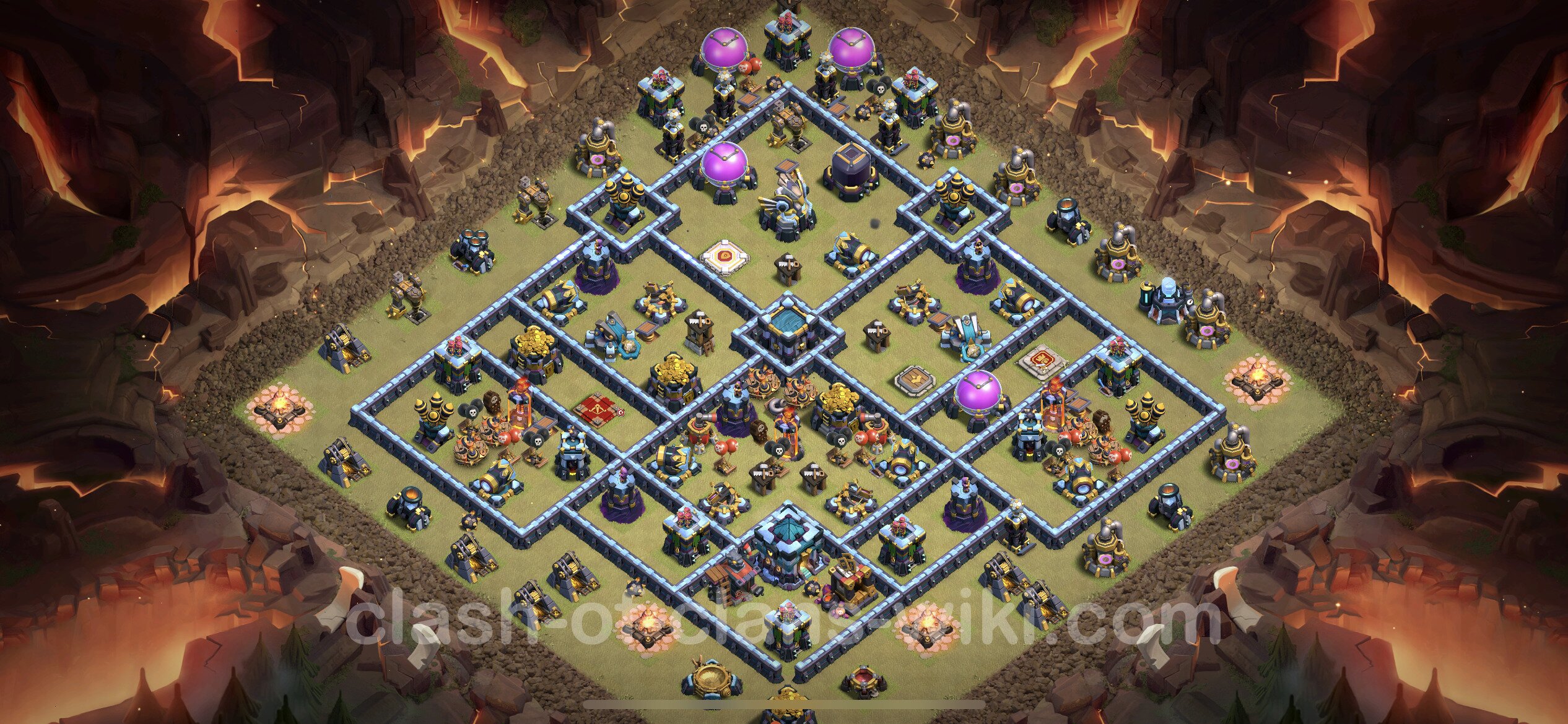Best War Base TH13 with Link, Anti Everything - Town Hall Level 13 CWL ...