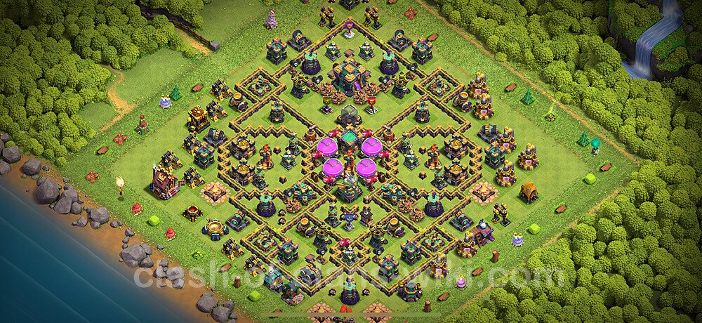 Farming Base TH14 Max Levels with Link, Anti 3 Stars 2023 - Town Hall ...