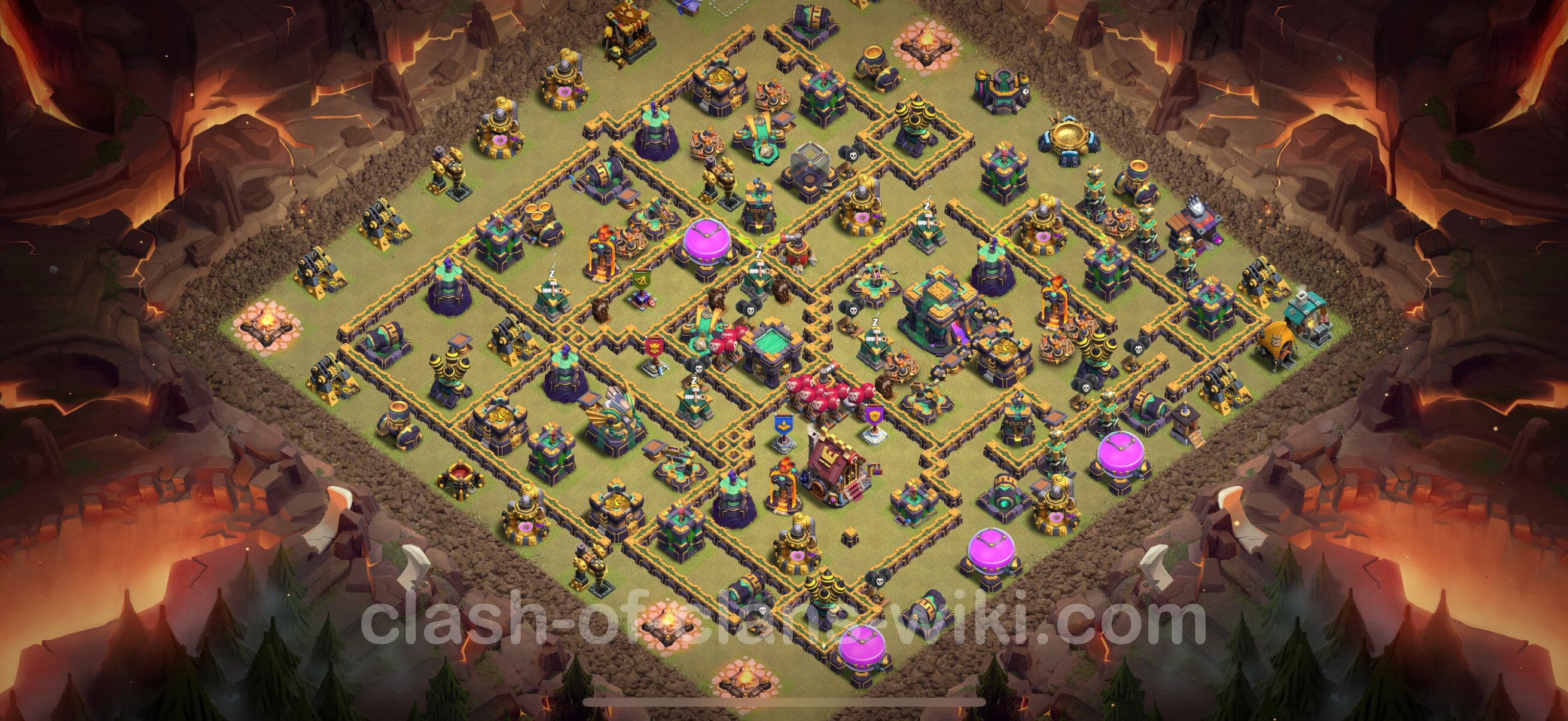 Best Anti 3 Stars War Base Th14 With Link 2022 Town Hall Level 14 Cwl