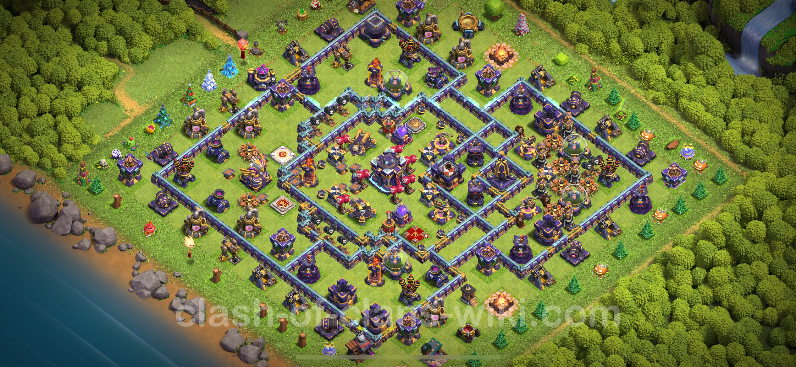 Best Anti 2 Stars Base TH15 with Link, Hybrid 2023 - Town Hall Level 15 ...