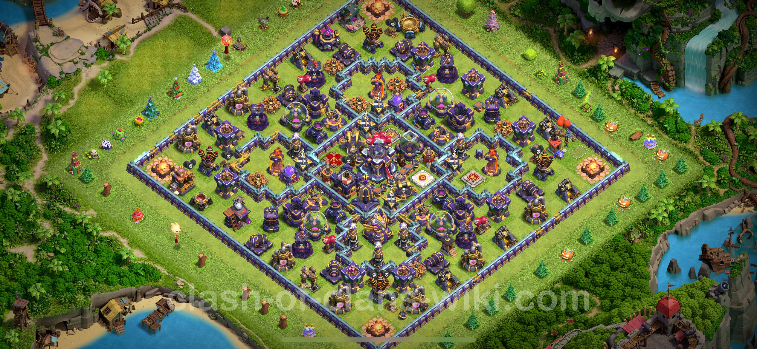 Best Anti 2 Stars Base TH15 With Link Hybrid 2023 Town Hall Level 15 Best Anti 2 Stars Base TH15 With Link Hybrid 2023 Town Hall Level 15