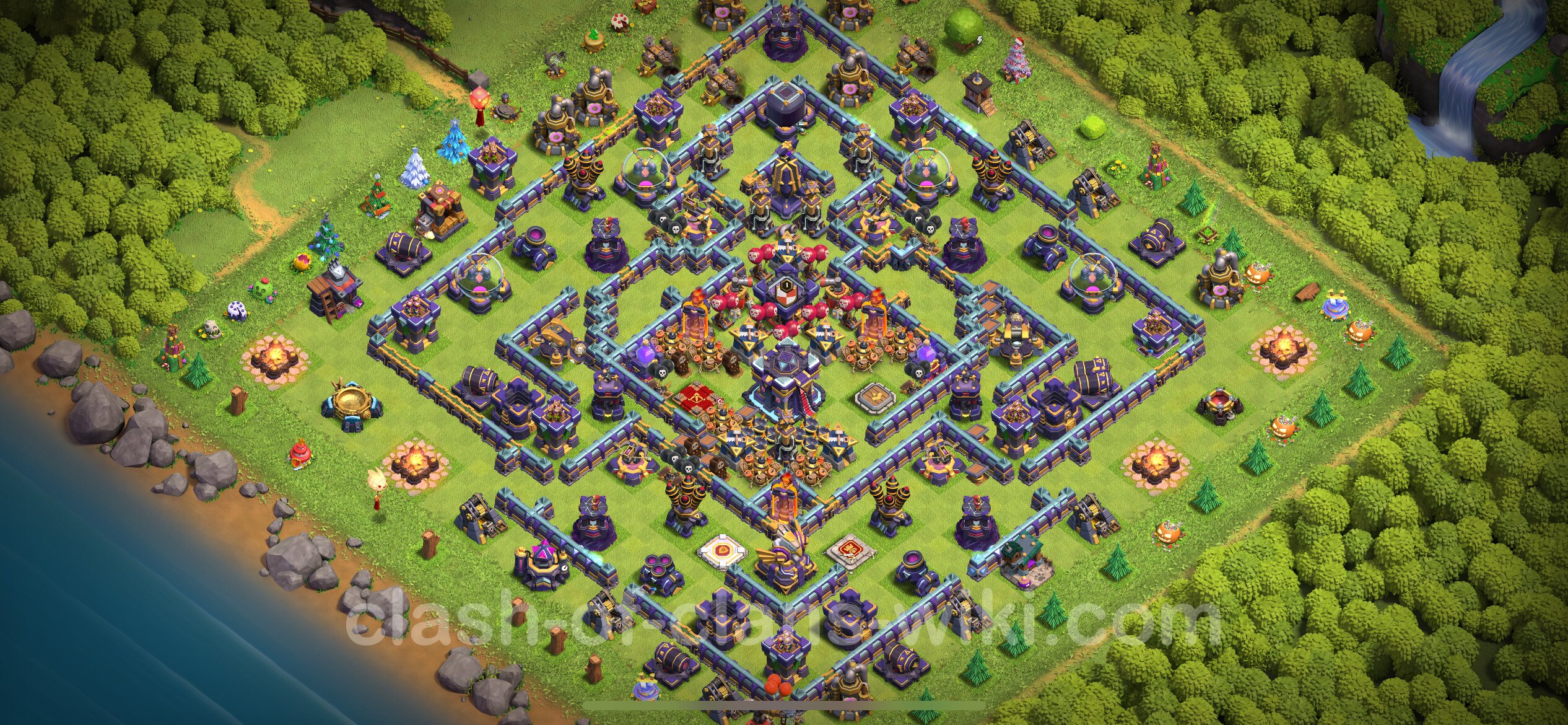 Trophy (Defense) Base TH15 with Link, Legend League - Clash of Clans ...