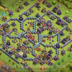 Best TH15 Trophy/Defense Base Layouts with Links 2023 - Copy Town Hall Level 15 COC Trophy Bases