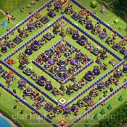 Best TH15 Trophy/Defense Base Layouts with Links 2023 - Copy Town Hall ...