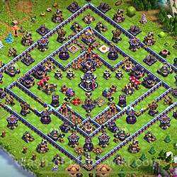 Best TH15 Trophy/Defense Base Layouts with Links 2023 - Copy Town Hall ...