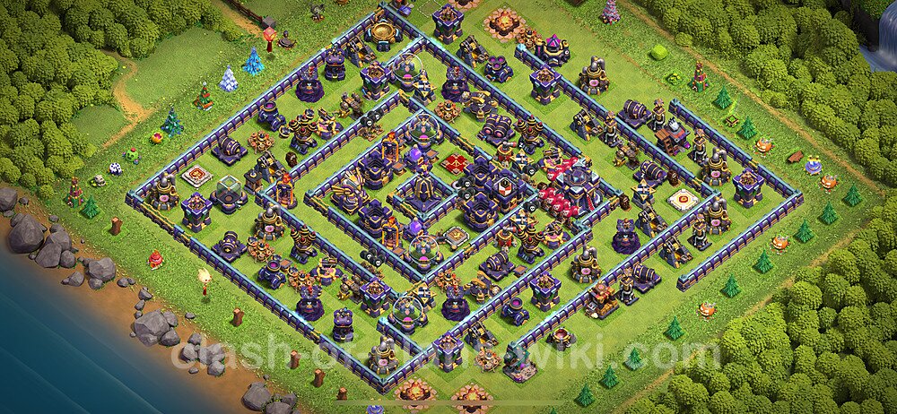 Farming Base TH15 with Link, Anti Everything, Hybrid - Clash of Clans ...