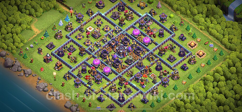 Farming Base TH15 with Link, Hybrid - Clash of Clans 2023 - Town Hall ...