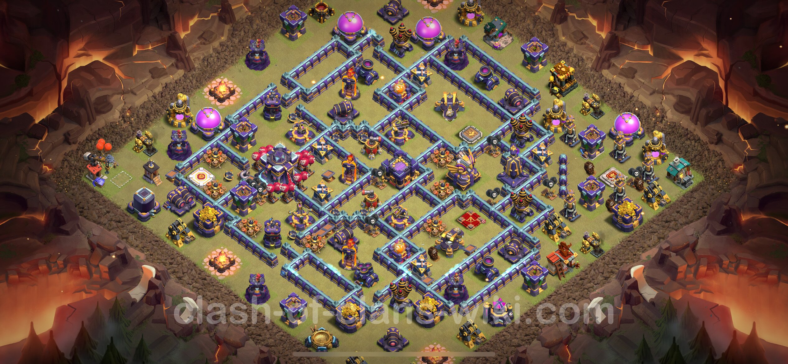 Best Anti 3 Stars War Base TH15 with Link, Anti Everything 2023 - Town Hall Level 15 CWL Base ...