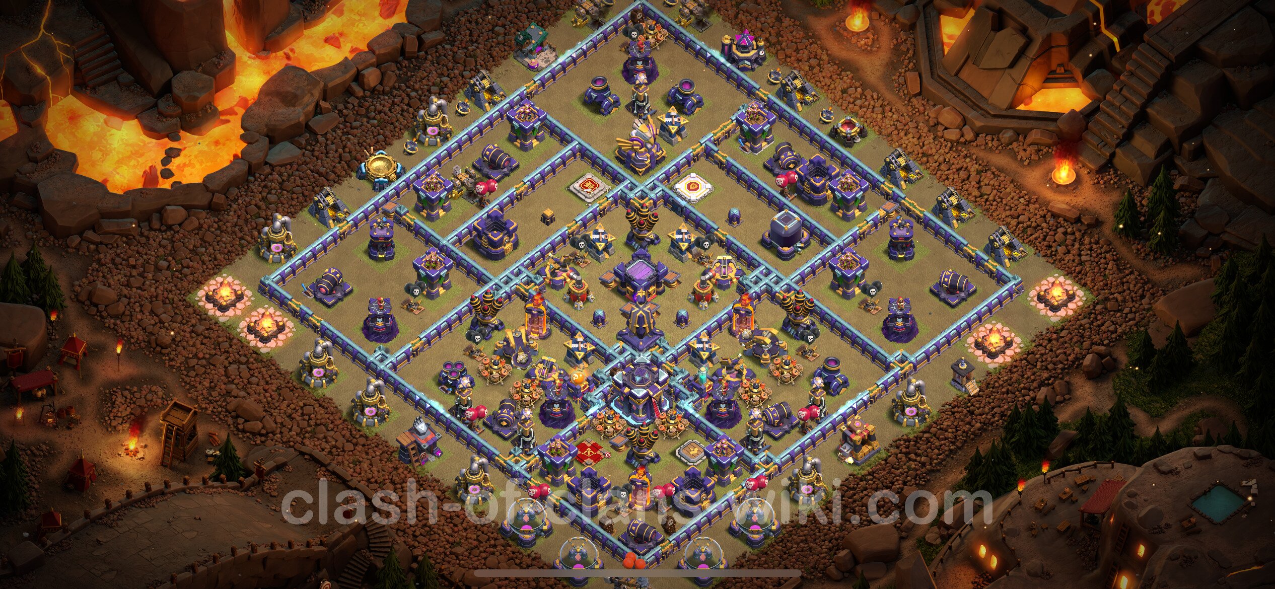 Best Anti 2 Stars War Base TH15 with Link, Anti Air / Electro Dragon ...