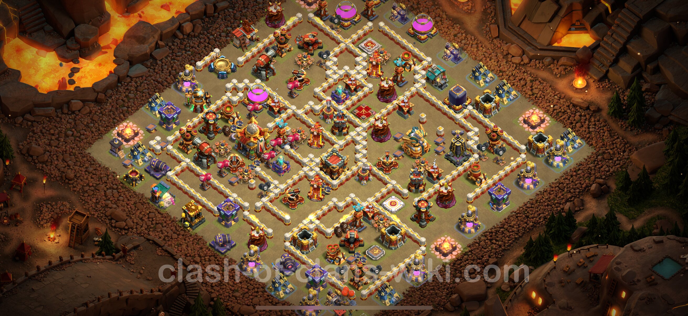 Best War Base TH16 with Link 2025 - Town Hall Level 16 CWL Base Copy, #1504