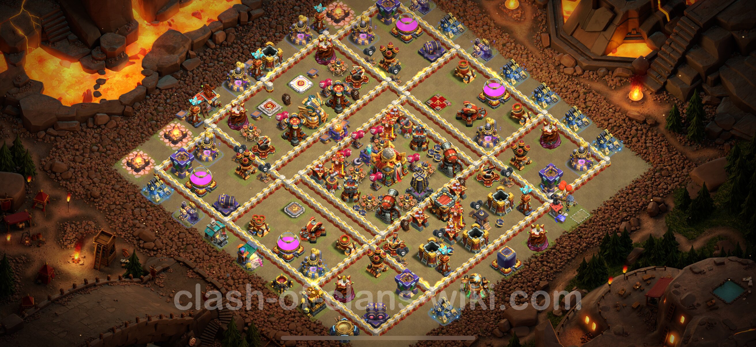 Best Anti 2 Stars War Base TH16 with Link 2025 - Town Hall Level 16 CWL ...