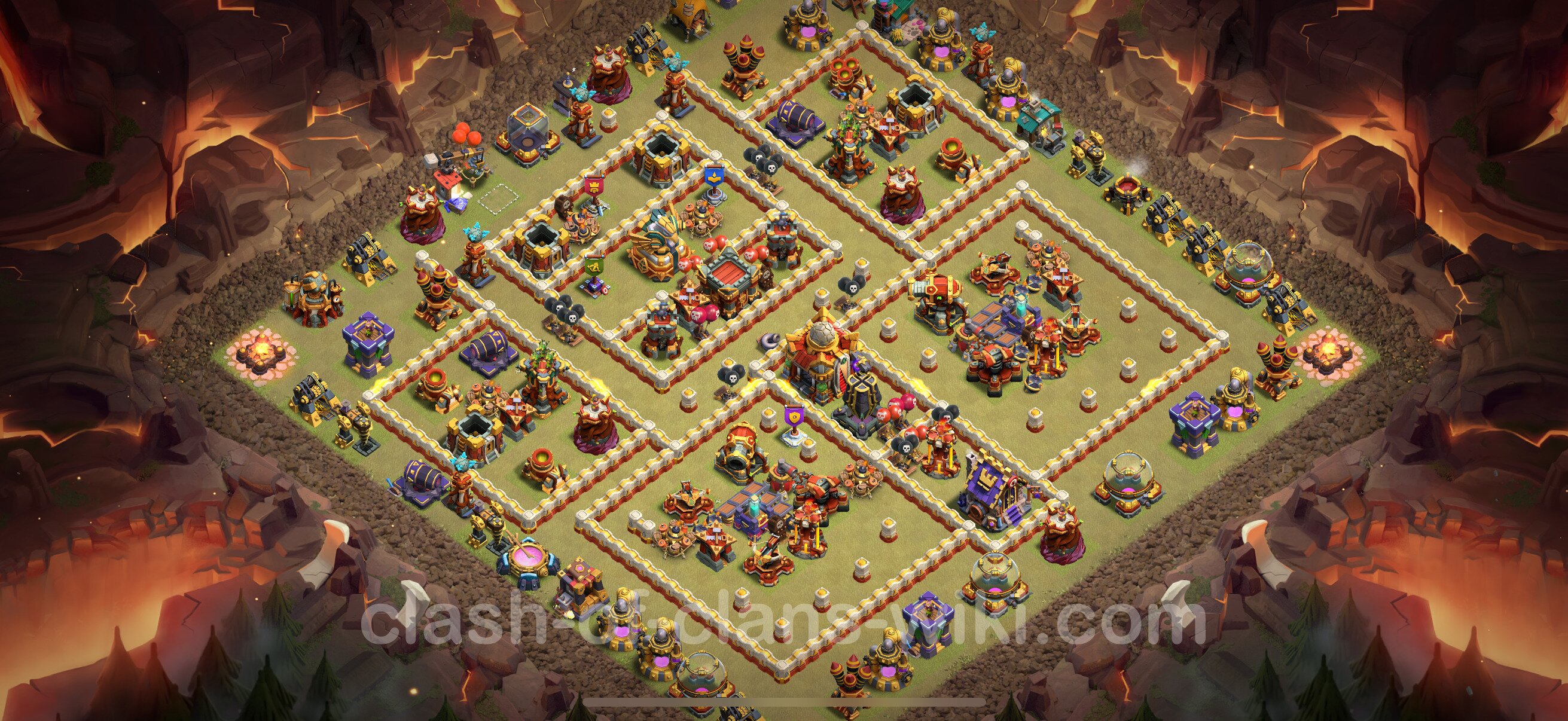 Best War Base TH16 with Link, Anti Everything 2025 - Town Hall Level 16 ...