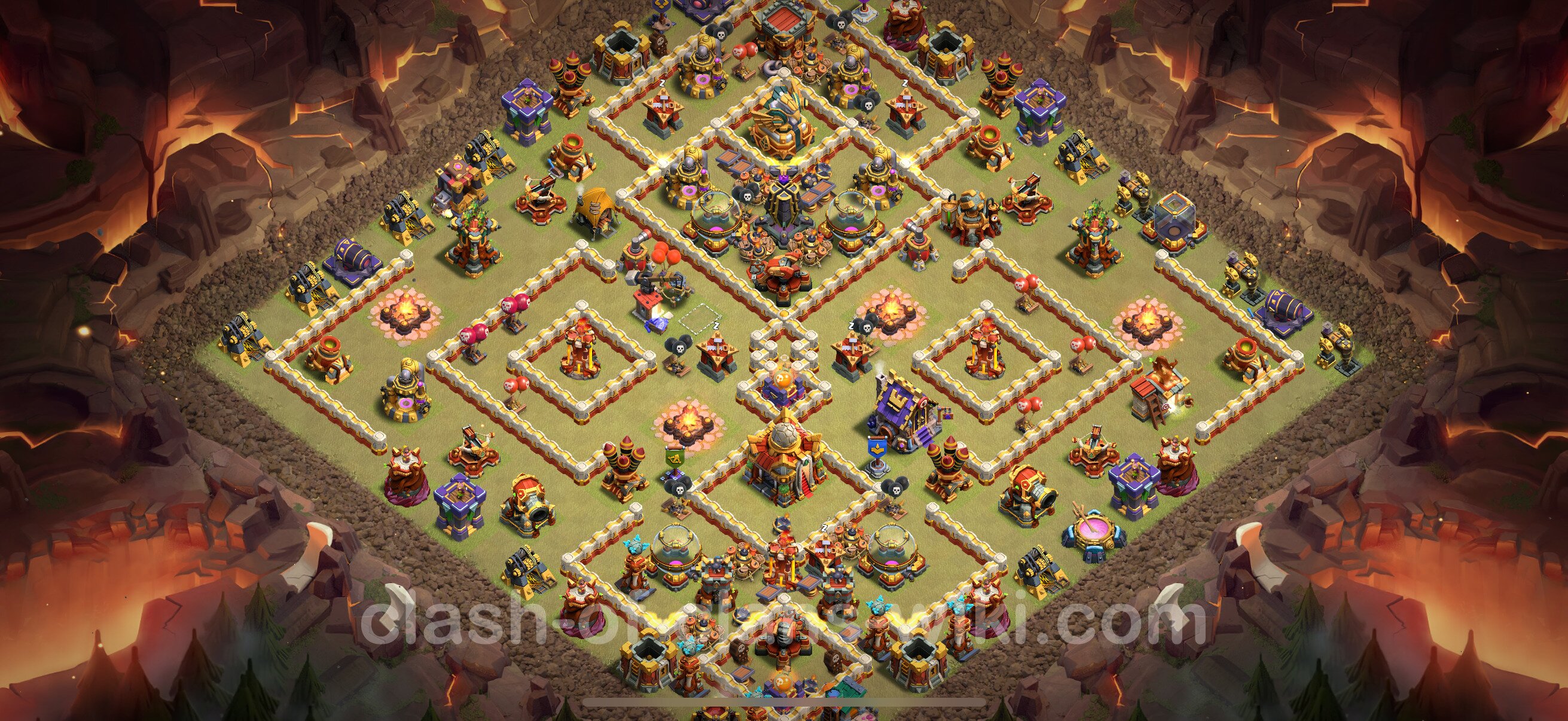 Best War Base TH16 with Link 2025 - Town Hall Level 16 CWL Base Copy, #2903