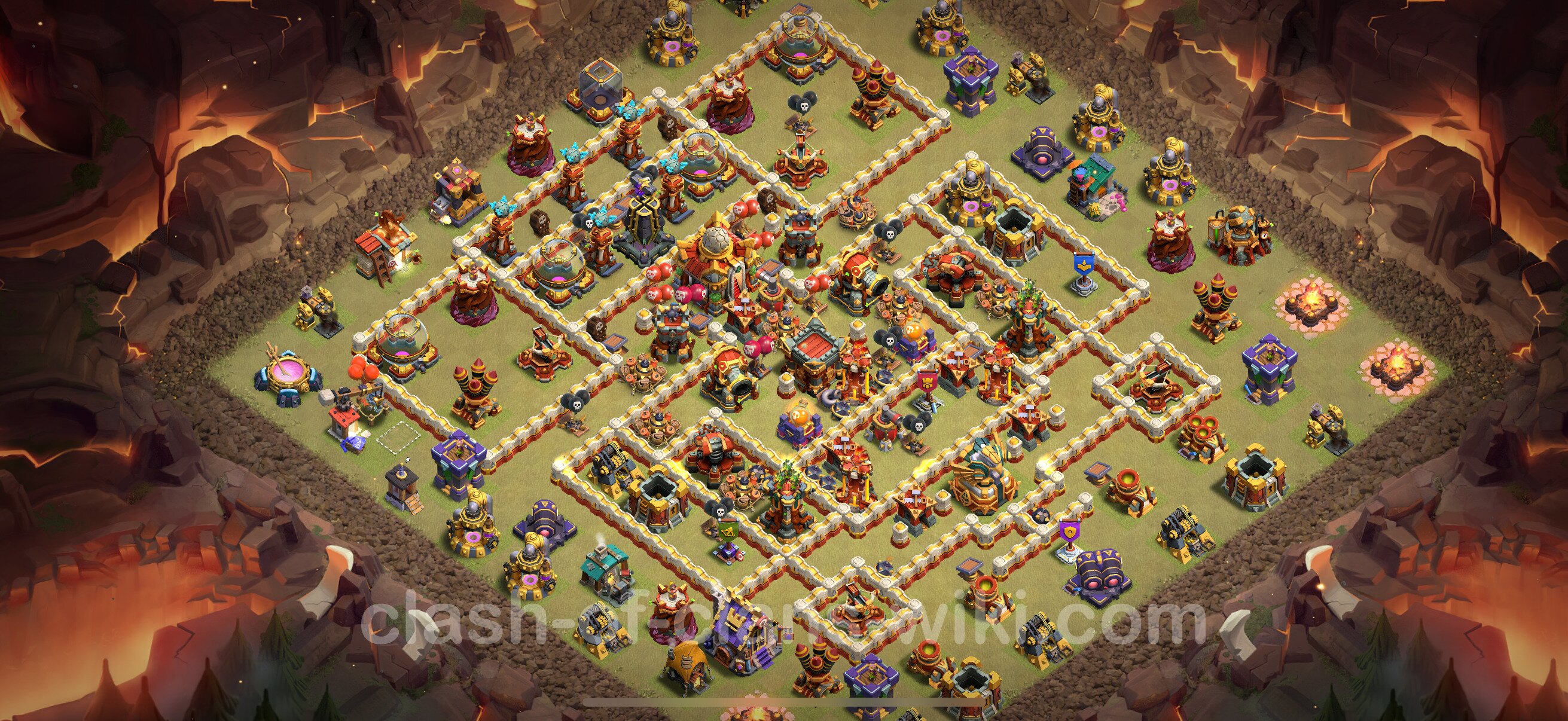 Best War Base TH16 with Link, Anti Everything 2025 - Town Hall Level 16 ...
