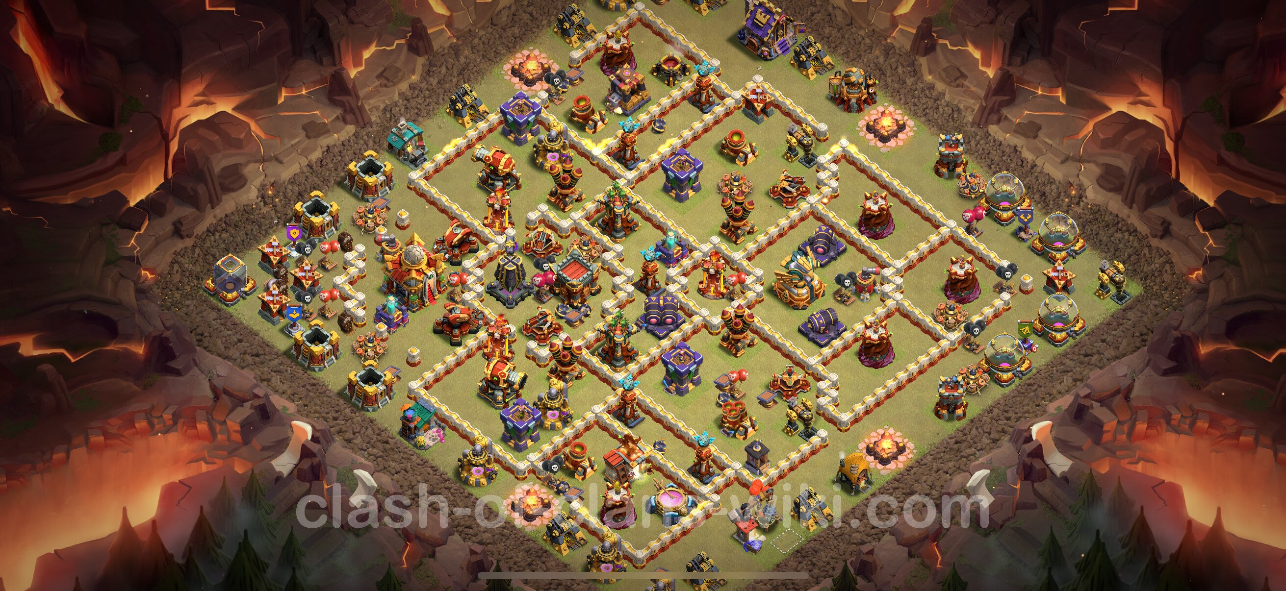 Best War Base TH16 with Link 2025 - Town Hall Level 16 CWL Base Copy, #2943