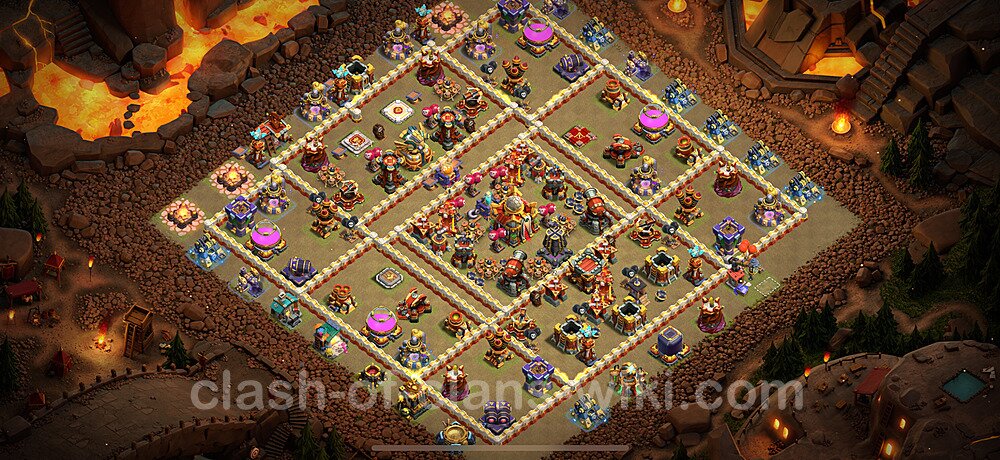 Best Anti 2 Stars War Base TH16 with Link 2024 - Town Hall Level 16 CWL ...