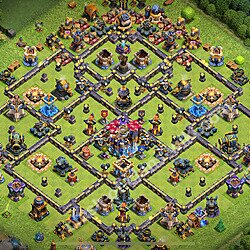 Best TH18 Trophy/Defense Base Layouts - Town Hall Level 18 COC Trophy ...