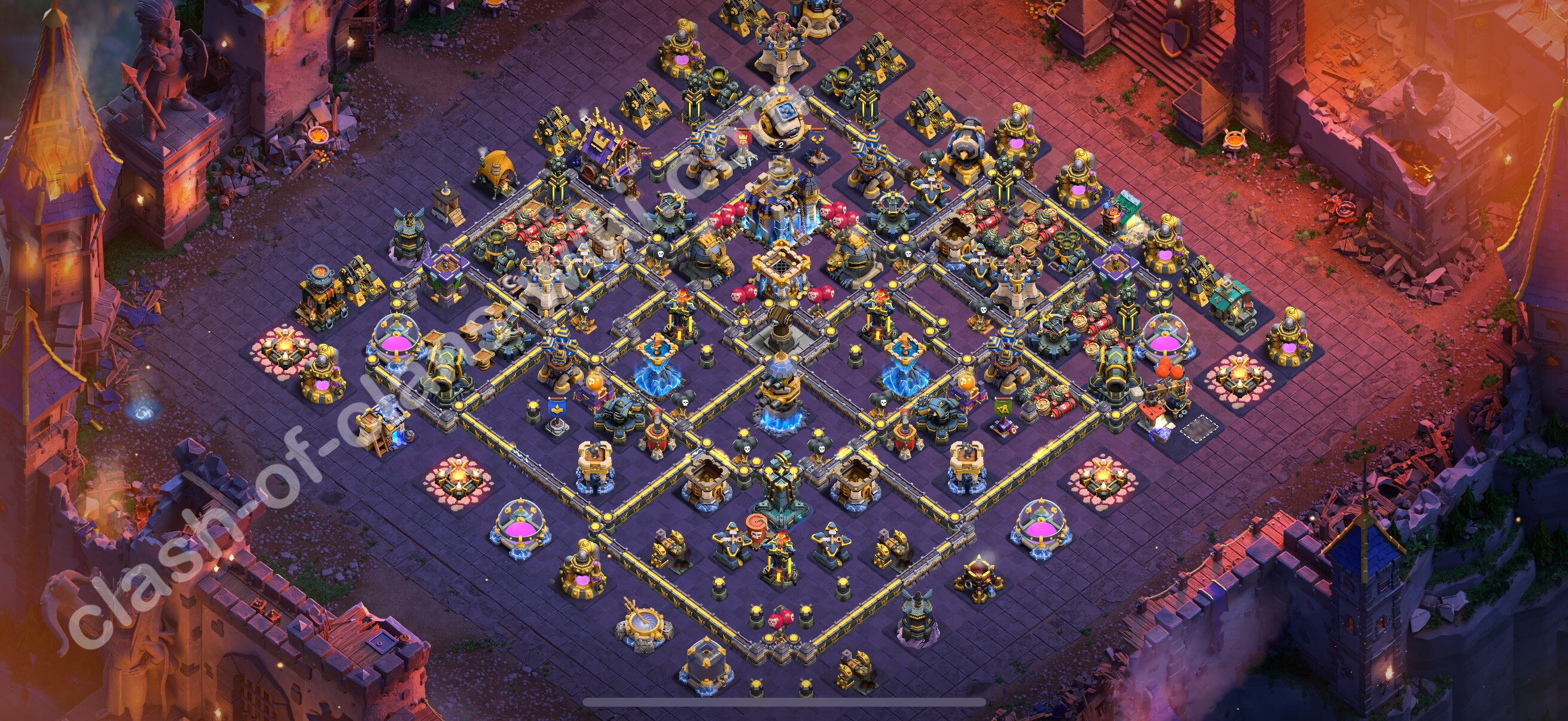 トロフィー防衛基本計画タウンホールレベル18 - Clash of Clans - 異形3062