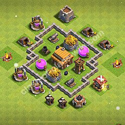Best TH3 Base Layouts 2022 - Town Hall Level 3 COC Bases