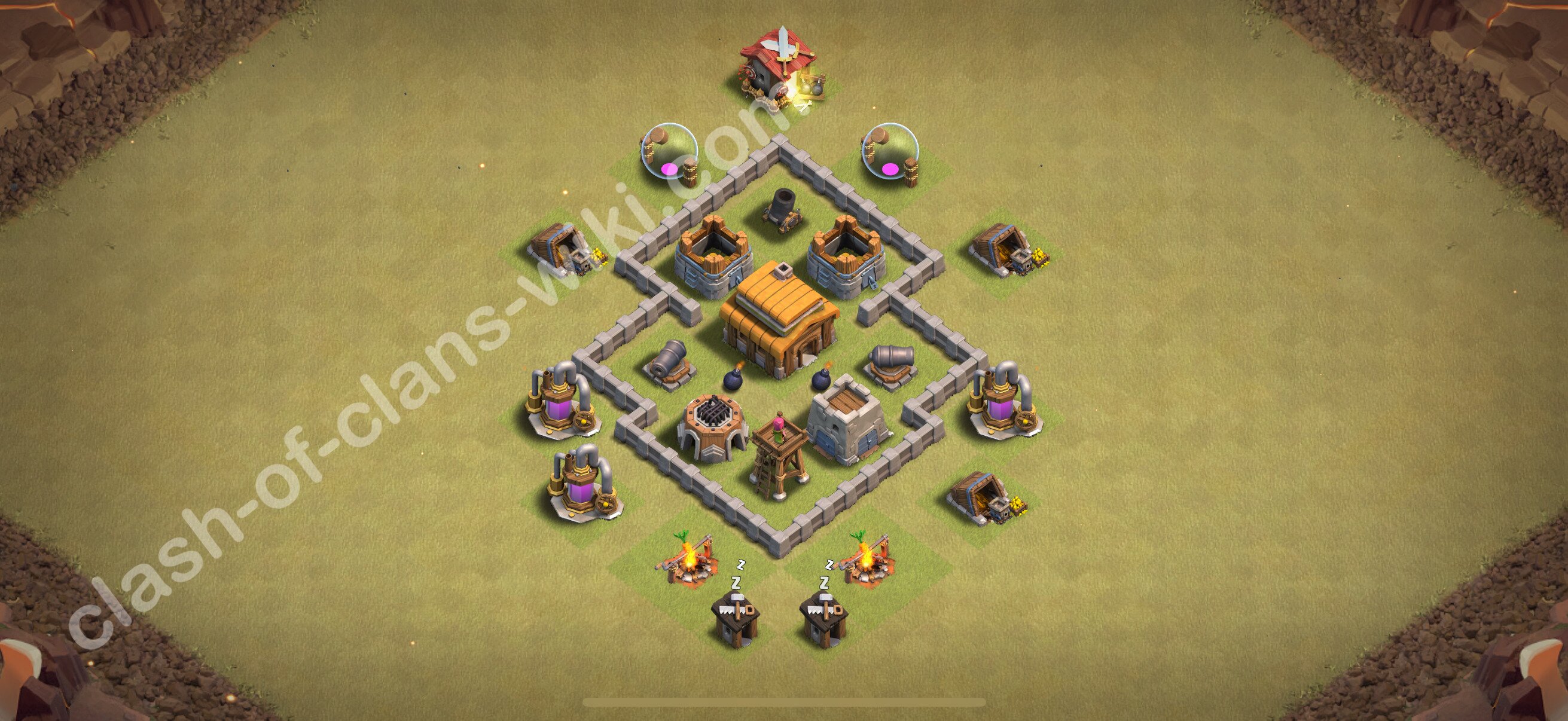 Best War Base TH3, Anti 2 Stars, Anti Everything - Town Hall Level 3 ...