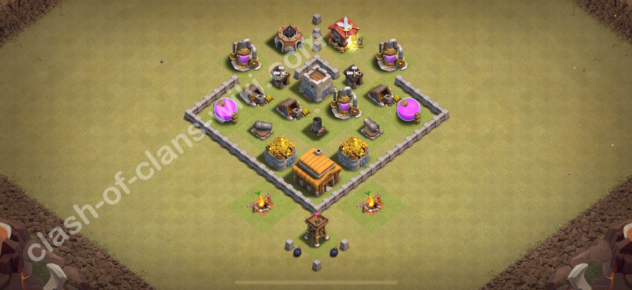 Best War Base TH3, Anti Everything, Hybrid 2023 - Town Hall Level 3 CWL ...