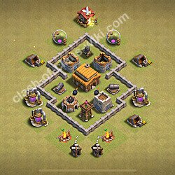 Best TH3 War Base Layouts 2022 - Town Hall Level 3 CWL War Bases