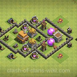 Hybrid Bases TH4 with Links 2021 - Town Hall Level 4 Bases Copy, Page 2
