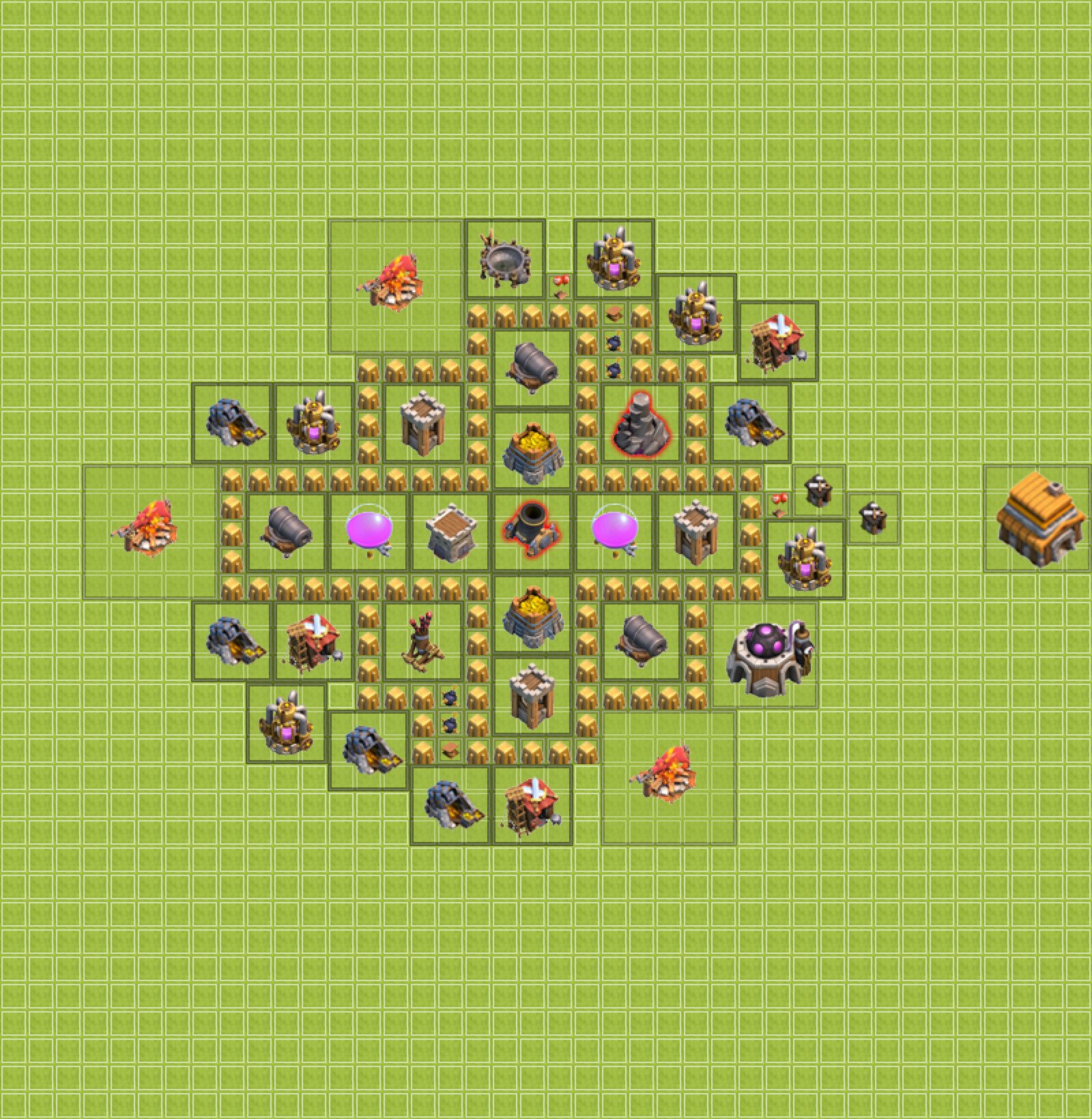 Farming Base TH5 Clash Of Clans Town Hall Level 5 Base 20 Farming Base TH5 Clash Of Clans Town Hall Level 5 Base 20