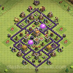 Best TH7 Base Layouts with Links - Copy Town Hall Level 7 COC Bases ...