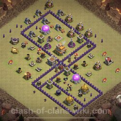 Best TH7 Base Layouts with Links - Copy Town Hall Level 7 COC Bases ...
