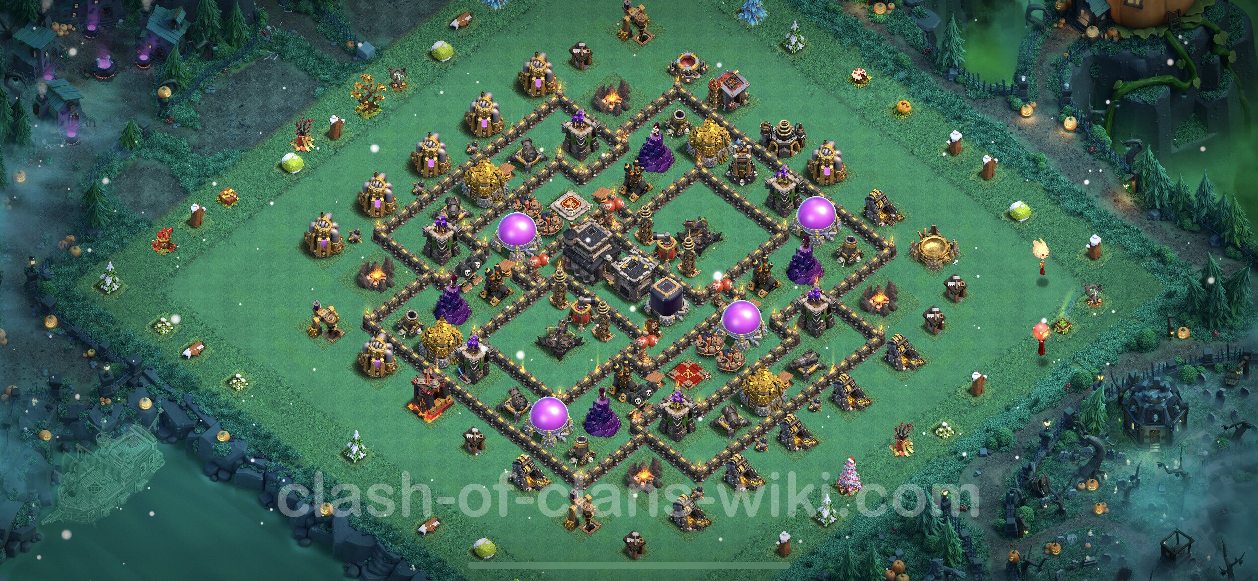 Farming Base TH9 Max Levels with Link, Hybrid - Town Hall Level 9 Base ...