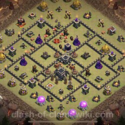 Best TH9 War Base Layouts with Links 2021 - Copy Town Hall Level 9 CWL War Bases, Page 3